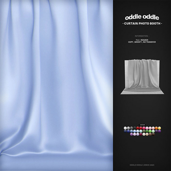 Second Life Marketplace - oddle oddle. curtain photo booth